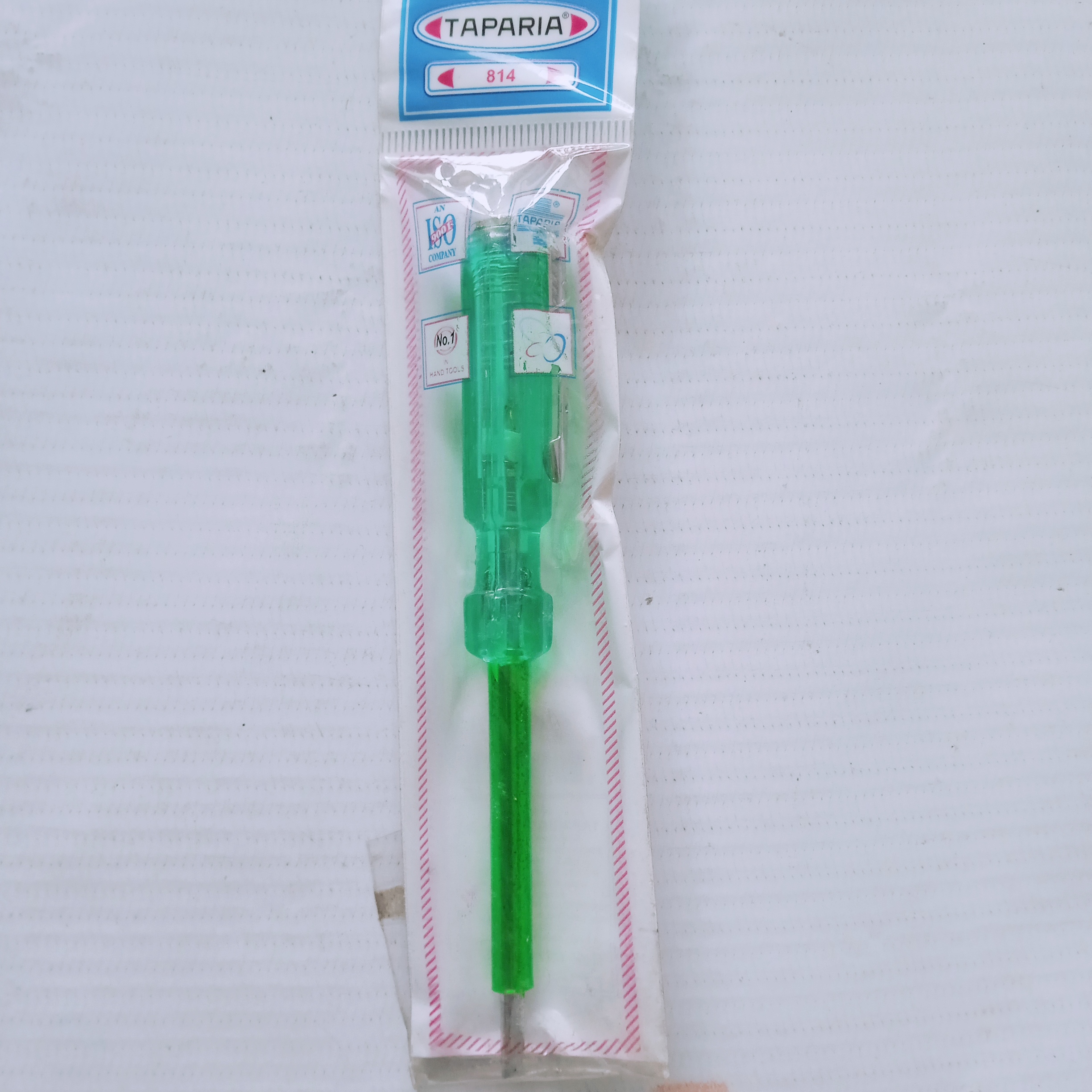 TESTER SCREW DRIVER TAPARIA GREEN - HOME MALL